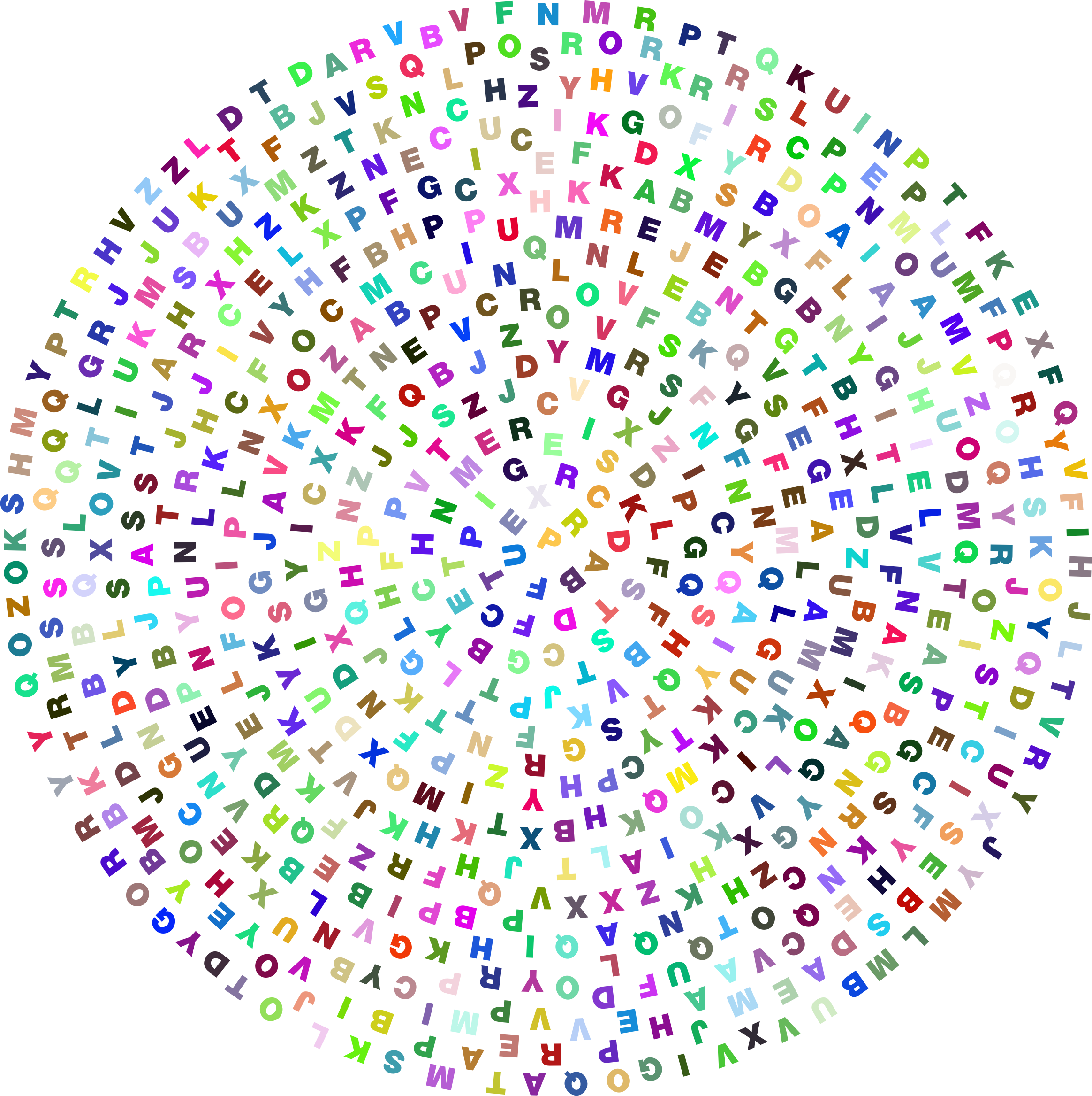 Download This Free Icons Png Design Of Random Alphabet Circle PNG Image ...