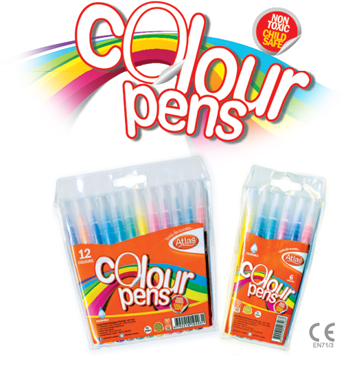 Download Atlas Colour Pens PNG Image with No Background - PNGkey.com