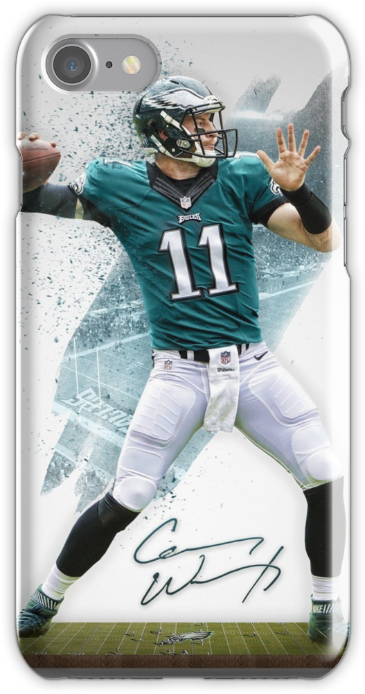 Download Carson Wentz Philadelphia Sports Art Iphone 7 Snap - Kick ...
