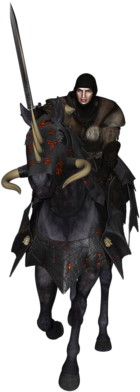 Download Find Steed Second Level Paladin Spell - Man With Sword On A ...