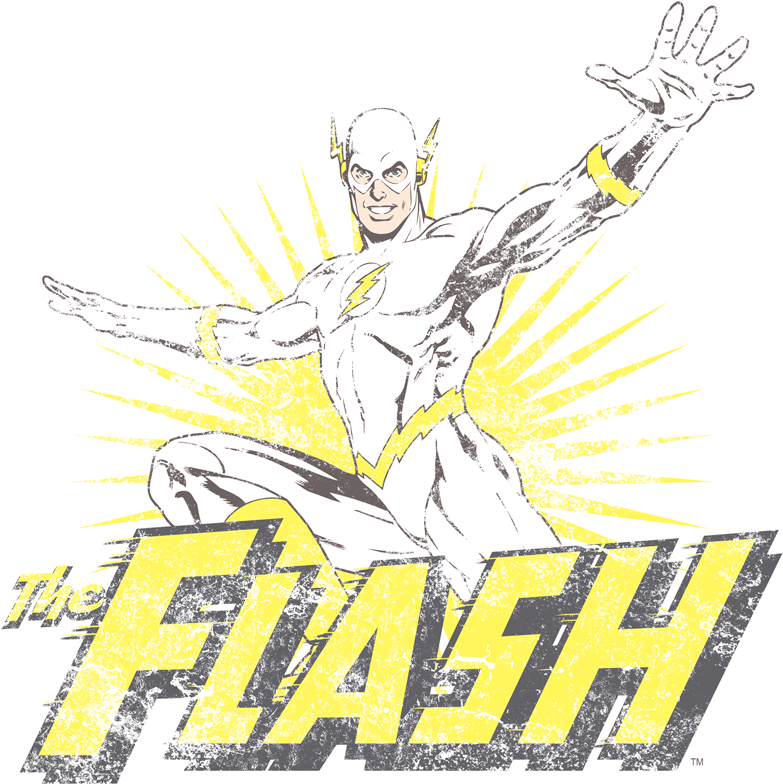Download Justice League Flash Rough Distress Men's Tank - Flash PNG ...