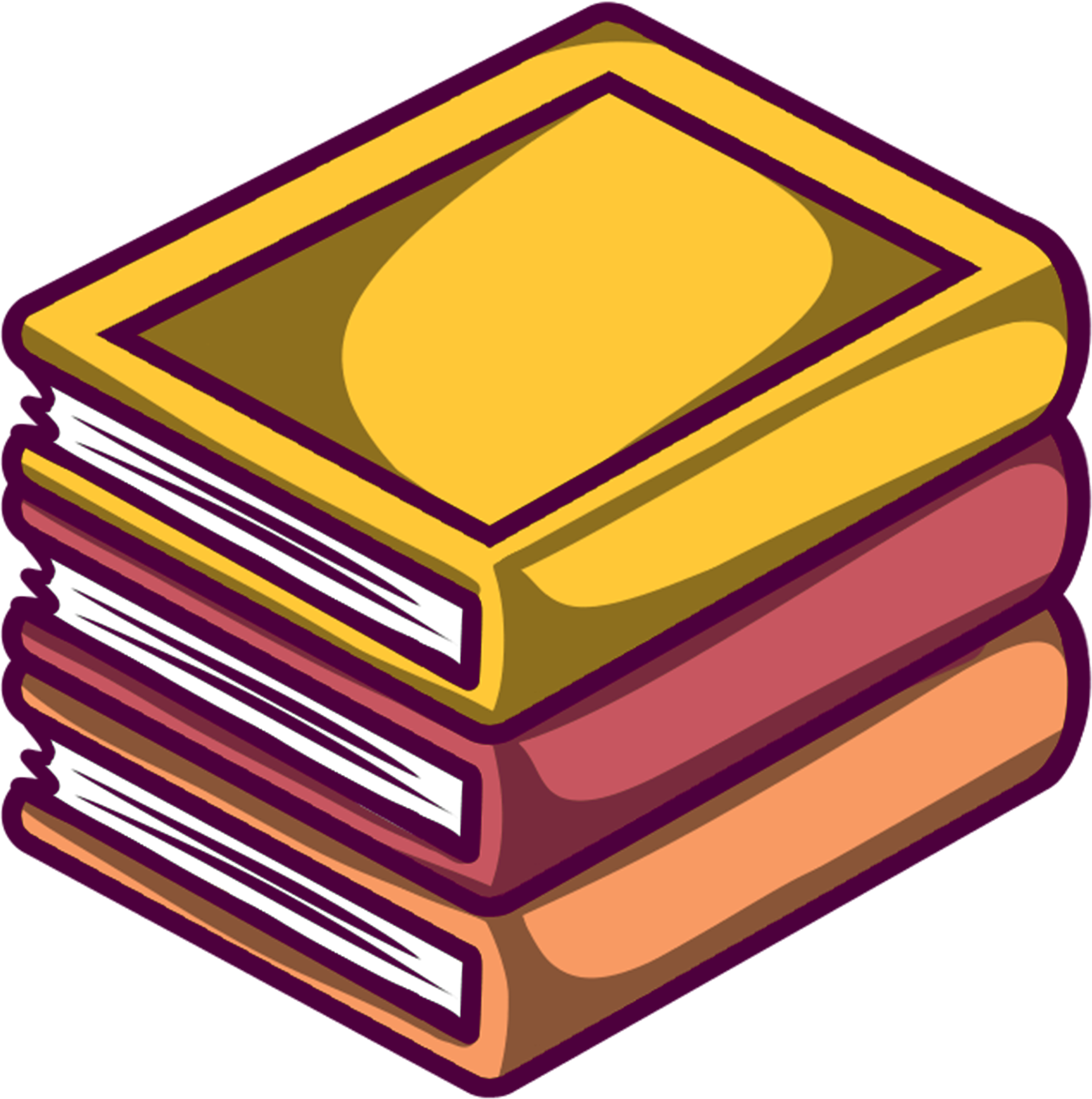 Download Organized Stack Of Books PNG Image with No Background - PNGkey.com
