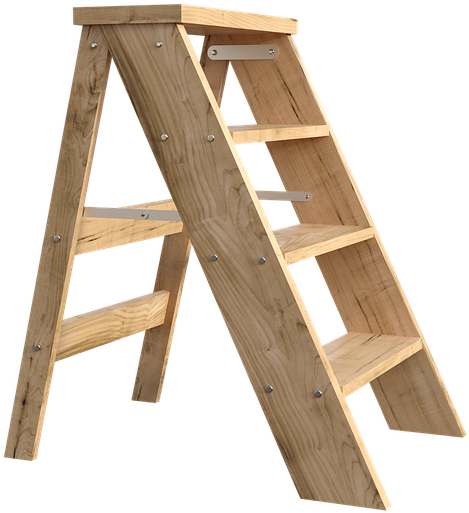 Ladder Steps Climb Stairs Up High Work - Plywood - Free Transparent PNG ...