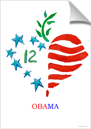 Download Obama 2012 Poster - Graphic Design PNG Image with No ...