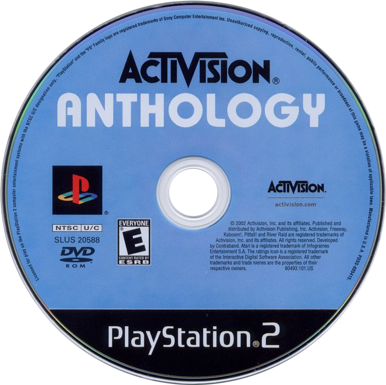 Download Activision Anthology - Atari Anthology Ps2 Disc PNG Image with ...