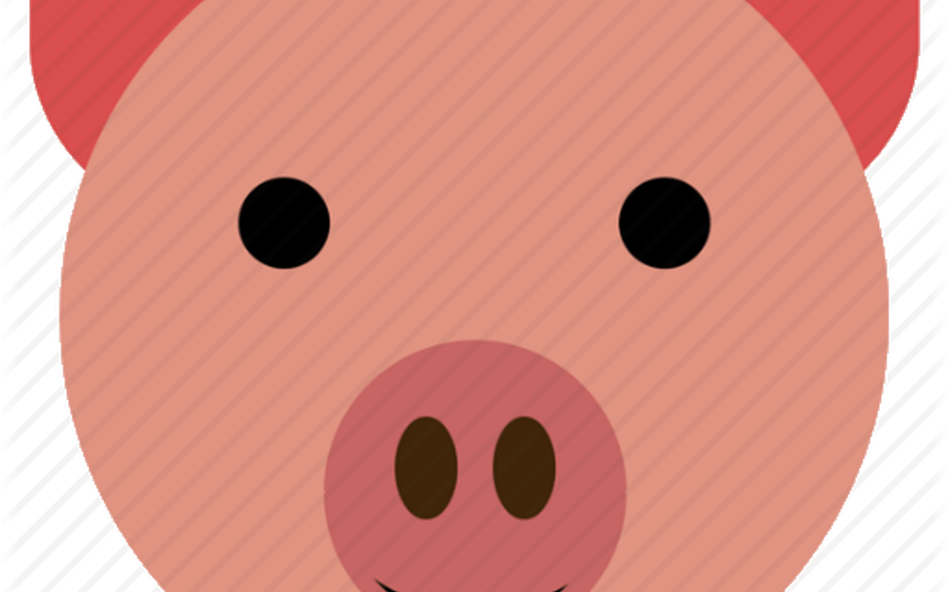 Download Cute Pig Face - Circle PNG Image with No Background - PNGkey.com