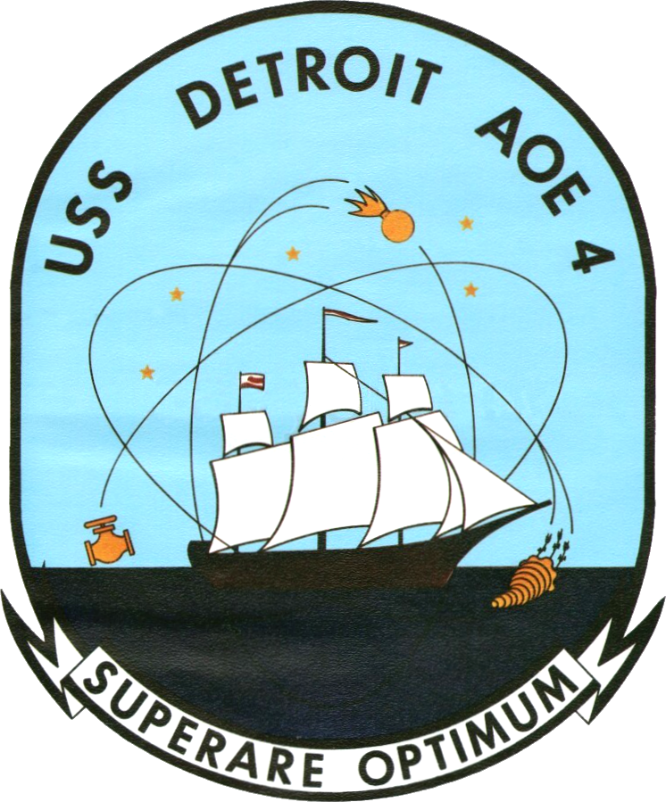 Download Uss Detroit Crest 1970 - Aoe 5 Uss Seattle Crest PNG Image ...