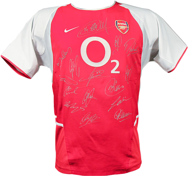Download Arsenal Shirt 03 04 PNG Image with No Background - PNGkey.com