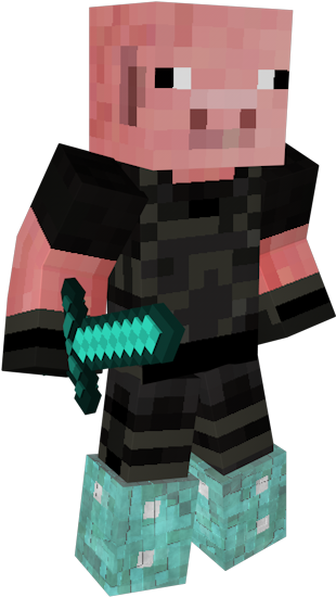 [ Img] - Minecraft Pig Face - Free Transparent PNG Download - PNGkey