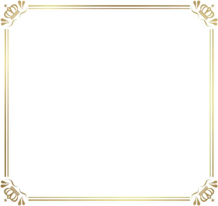 Free Png Download Frame Border With Crowns Clipart - Frame Png Frame ...
