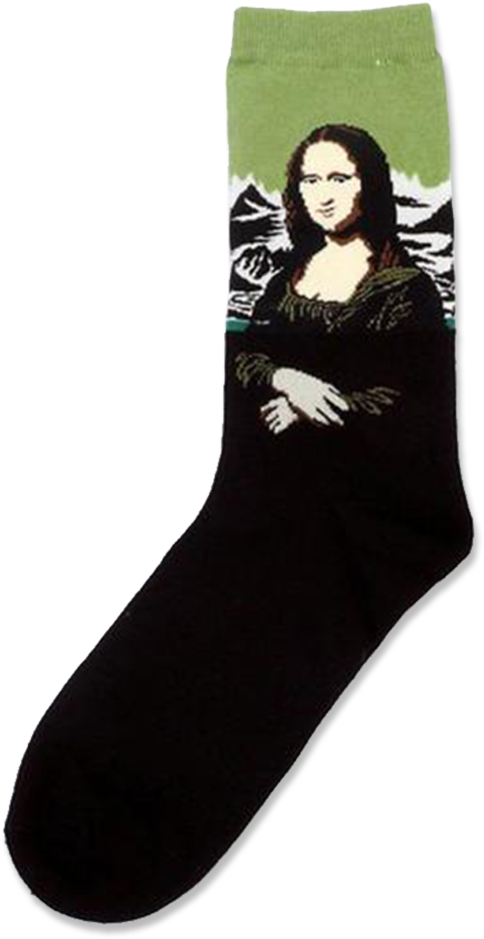 Download Mona Lisa Socks - Sock PNG Image with No Background - PNGkey.com
