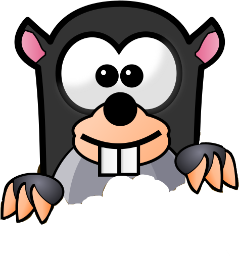 Download Mole Image - Cartoon Mole Transparent Background PNG Image ...