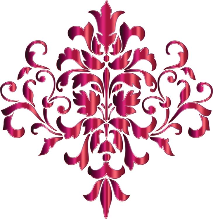 Download Stencil Designs Damask Visual Arts - Damask Png PNG Image with ...