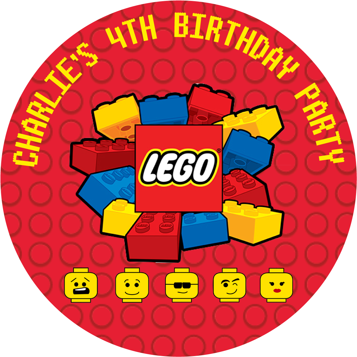Download Lego Blocks Party Box Stickers - Lego Logo PNG Image with No ...