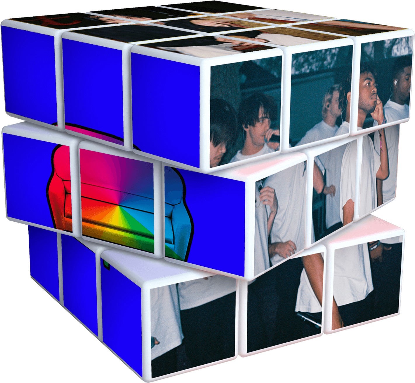 Download 'iridescence' Rubiks Cube - Brockhampton Rubik's Cube PNG ...