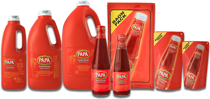 Download Papa Sweet-sarap Banana Catsup - Papa Ketchup PNG Image with ...