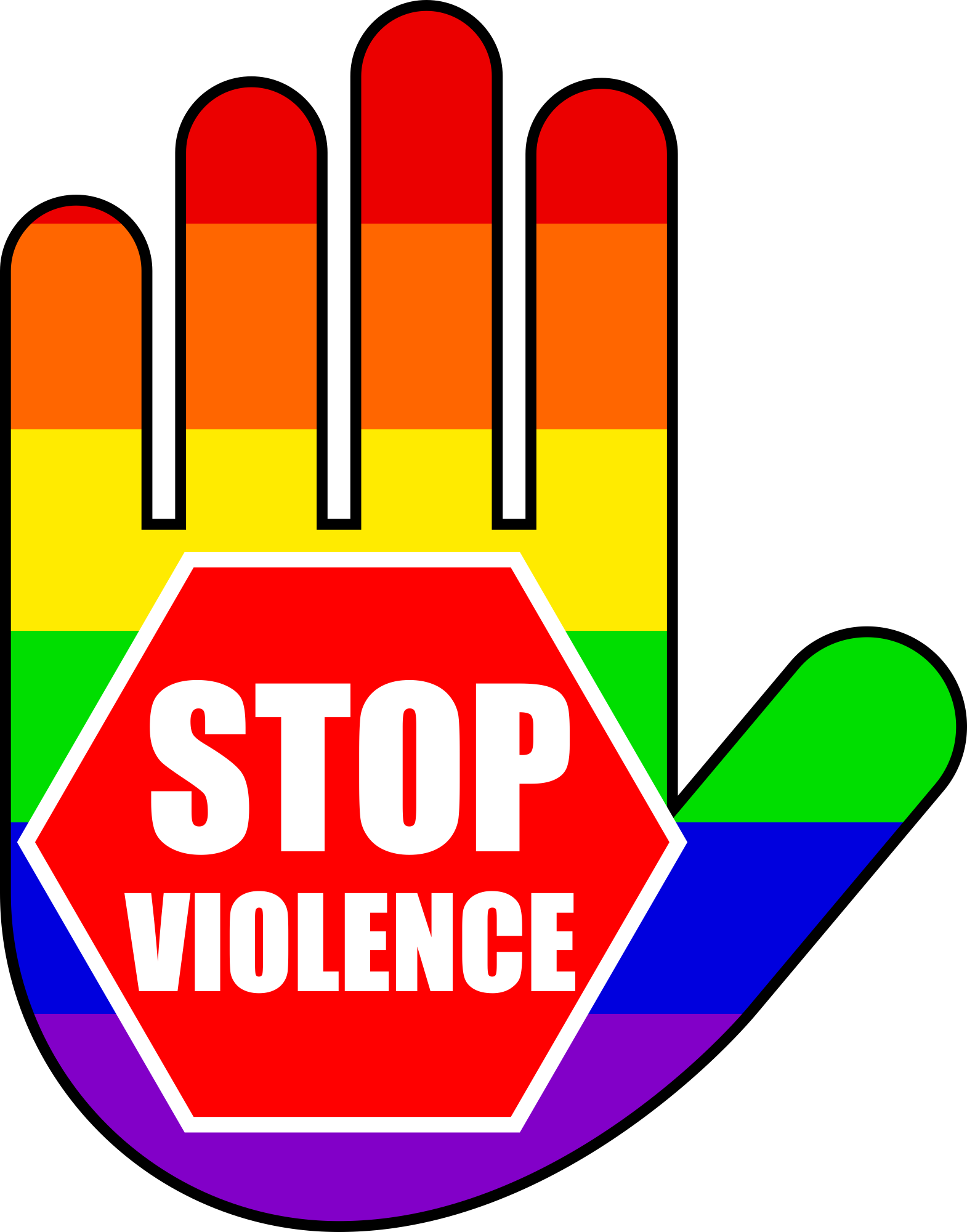 Download Stop Violence Symbol - Stop PNG Image with No Background ...