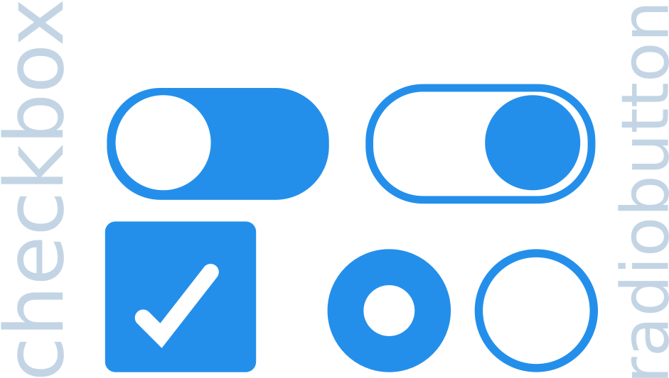 Input Type Checkbox / Type Radio Checkbox Und Radiobutton - Circle ...