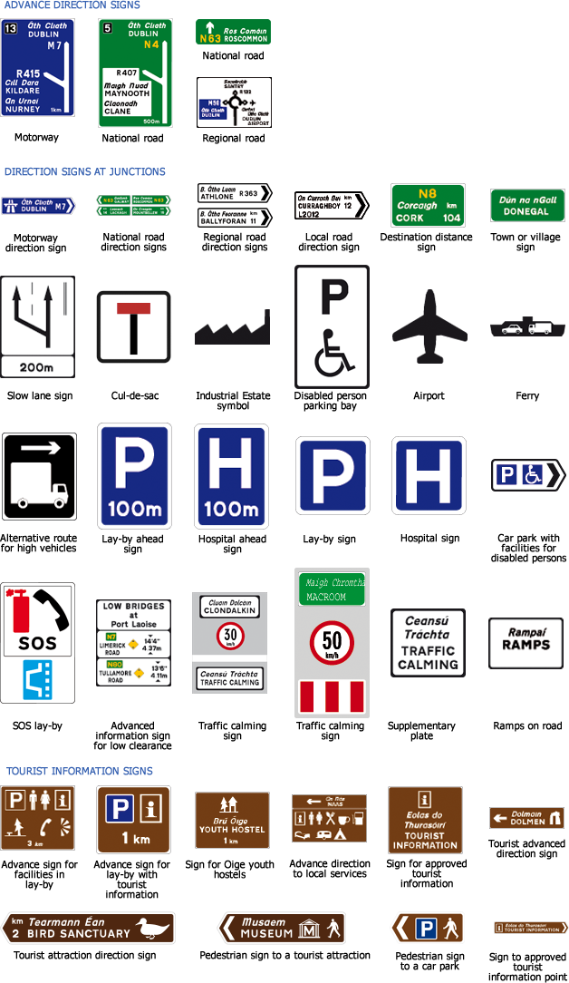 Download Road Signs - Irish Road Signs Driving Test PNG Image with No ...
