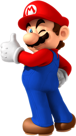 Download Battery-saving - Super Mario Thumbs Up PNG Image with No ...