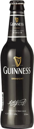 Guinness Draught Bottles (330ml) - Guinness Draught Bottle Png - Free ...