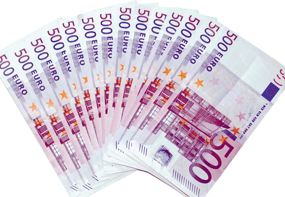 100 Euro Png Download - Poster: Ginasanders' Euro Banknotes With Chain ...