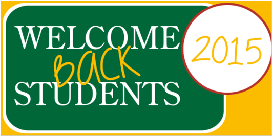 Welcome Back Students Vinyl Banner With Chalkboard - Welcome Students ...