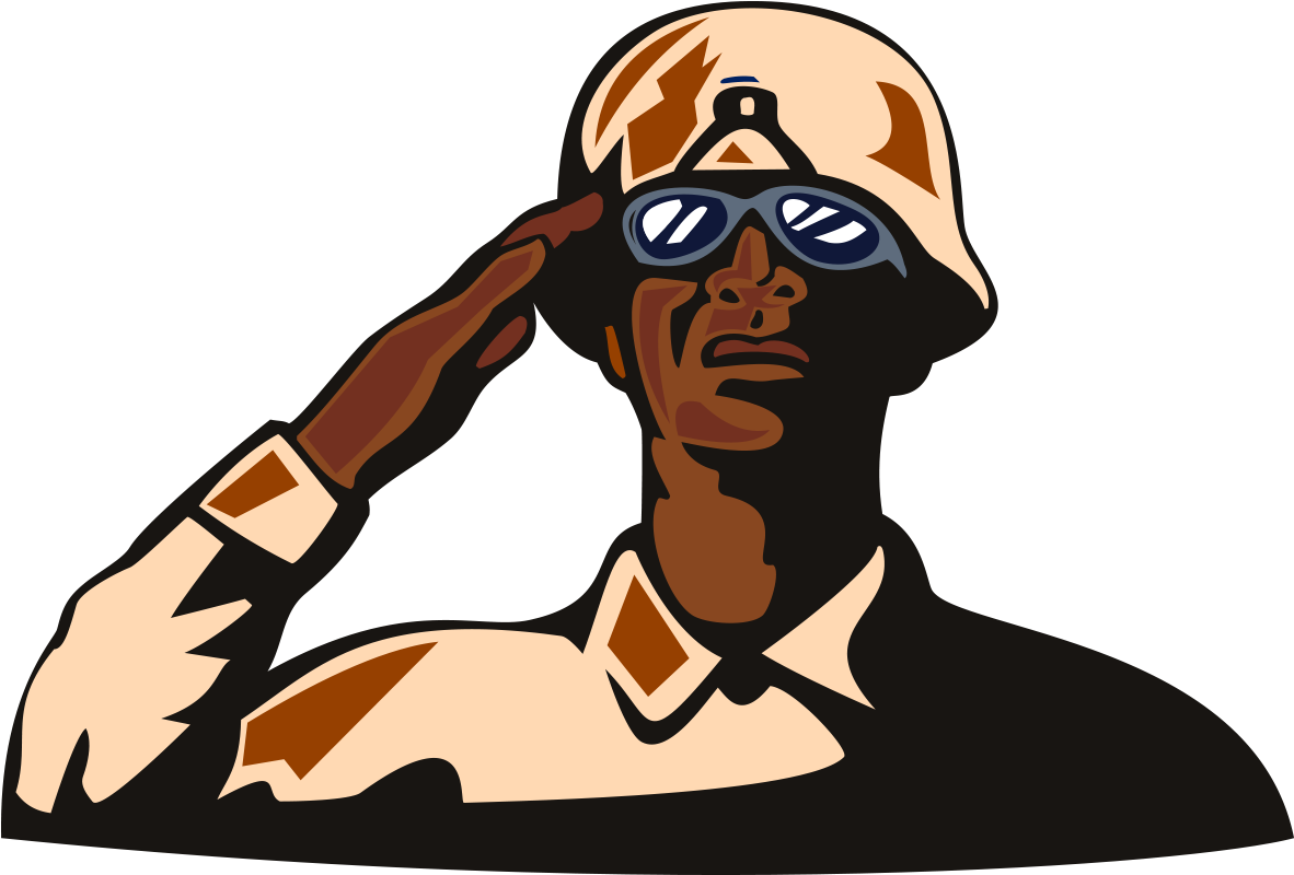 Download Soldier Saluting Clipart - Salute PNG Image with No Background ...