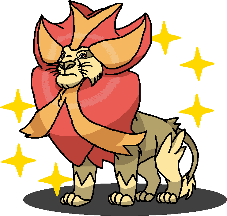 Download Shiny Pyroar Mufasa By Shawarmachine - Lion King Shiny PNG ...