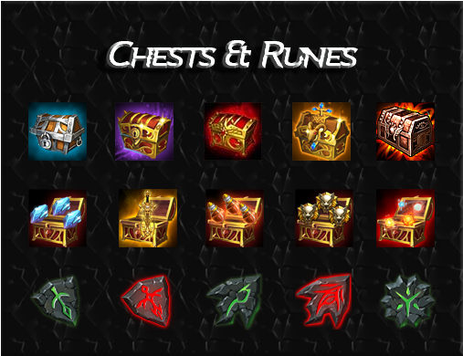 Download This Icon Package Contains Different Types Of Chests/runes ...