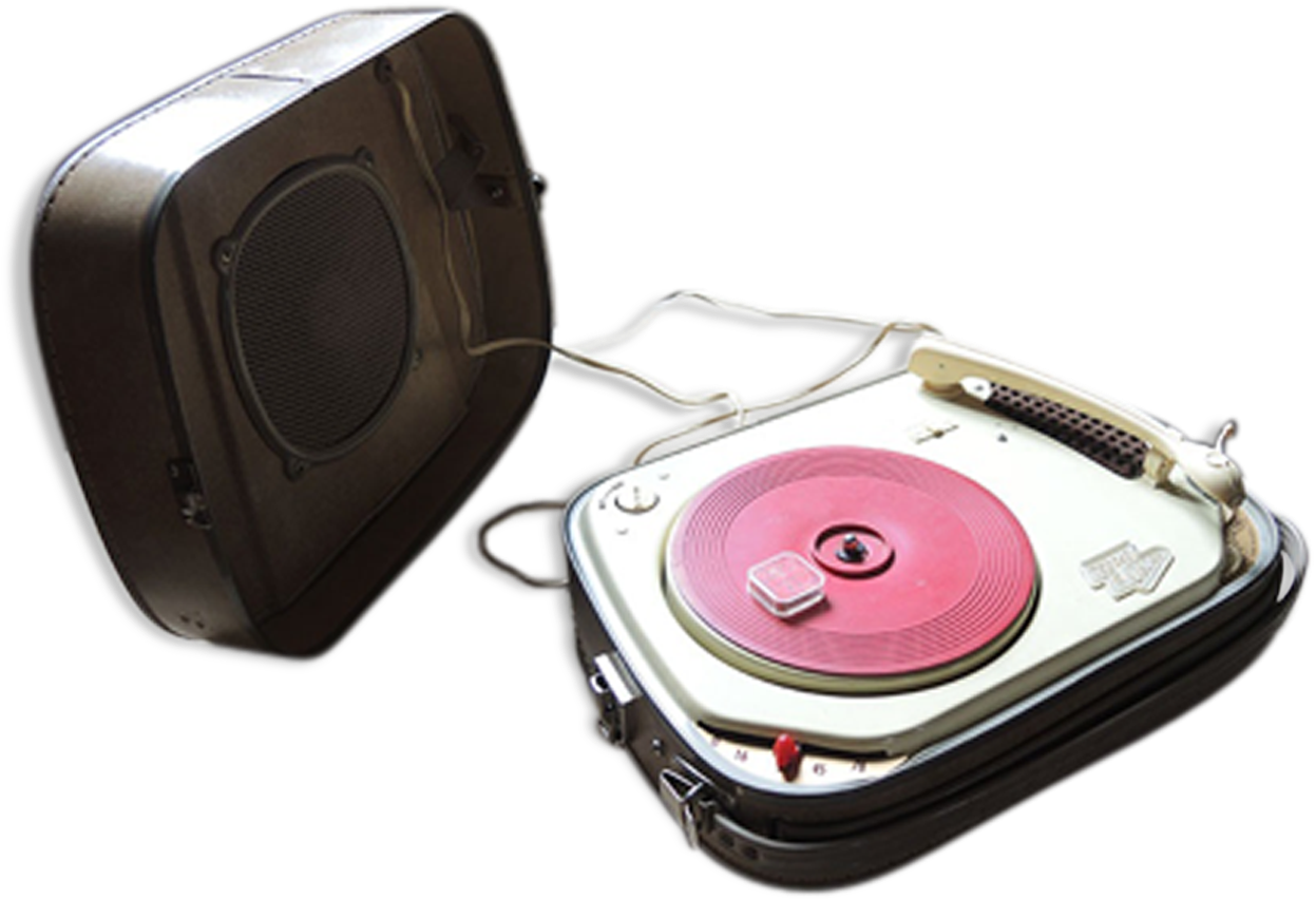 Turntable Record Player Suitcase Vintage Teppaz Oscar - Coin Purse ...