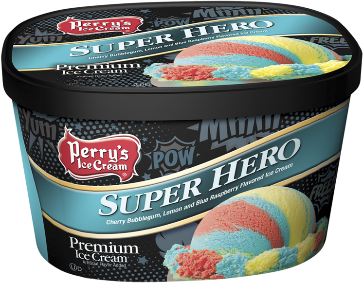 Download Super Hero - Chapman's Superhero Ice Cream PNG Image with No ...