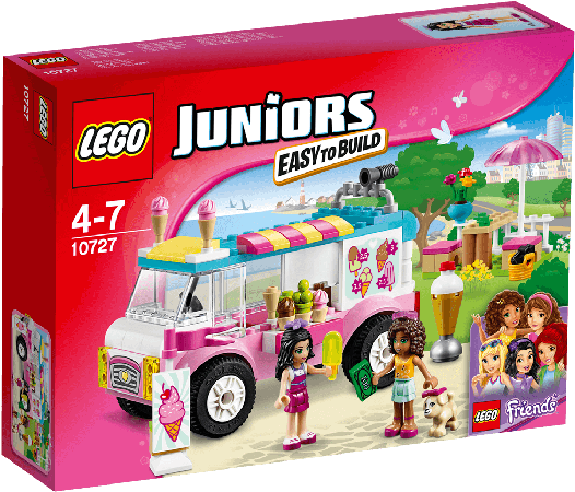 Download Ice Cream Truck - Lego Friends Junior Sets PNG Image with No ...