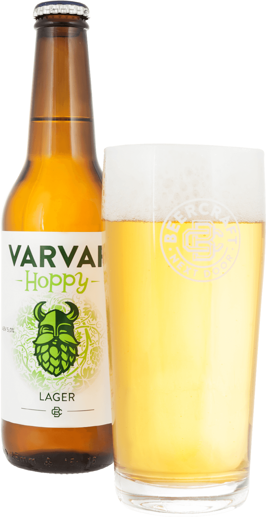 Download Hoppy Lager - Varvar Hoppy Lager PNG Image with No Background ...