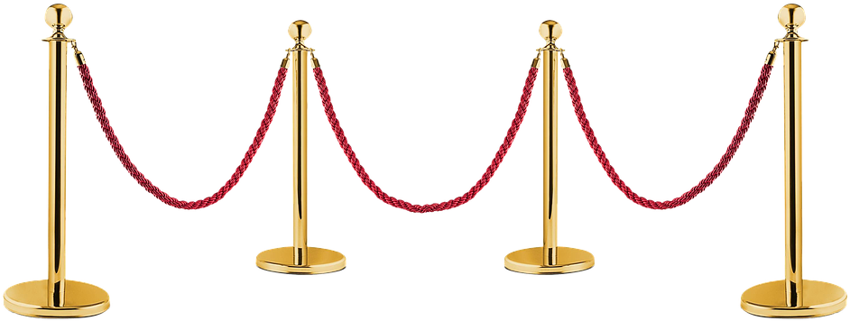 Download Demarcation, Gold, Red, Rope, Isolated, Barrier - Chain PNG ...