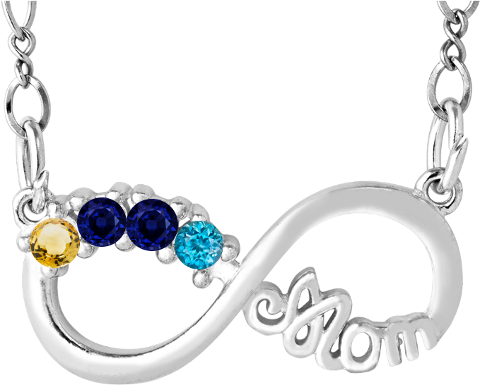 Download 4 Stone Infinity - Pendant PNG Image with No Background ...