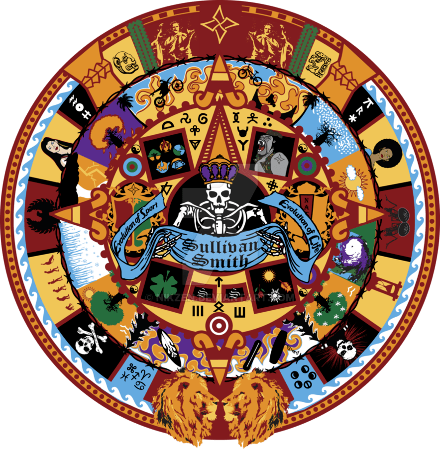 Aztec Calendar Logo 4 By Max - Aztec Calendar - Free Transparent PNG ...