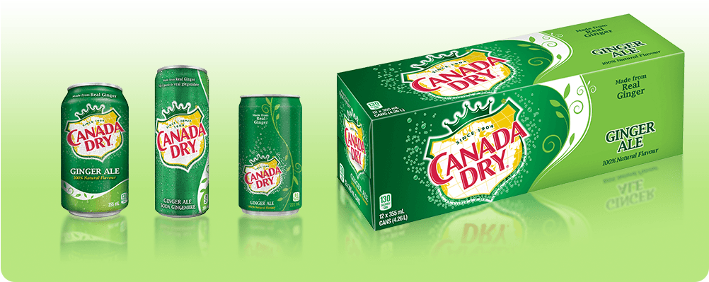 Download Canada Dry Ginger Ale Products In Different Can Shapes ...
