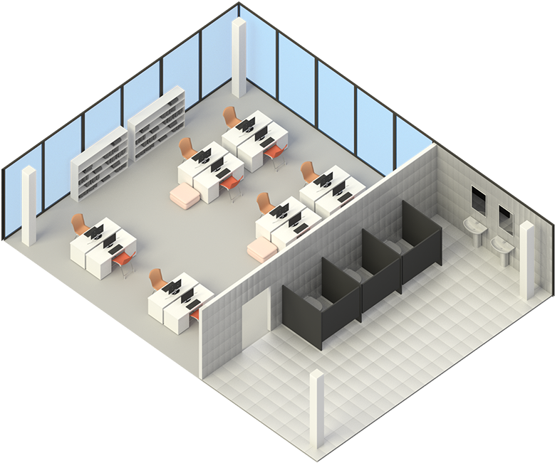 Download Washrooms - Floor Plan PNG Image with No Background - PNGkey.com