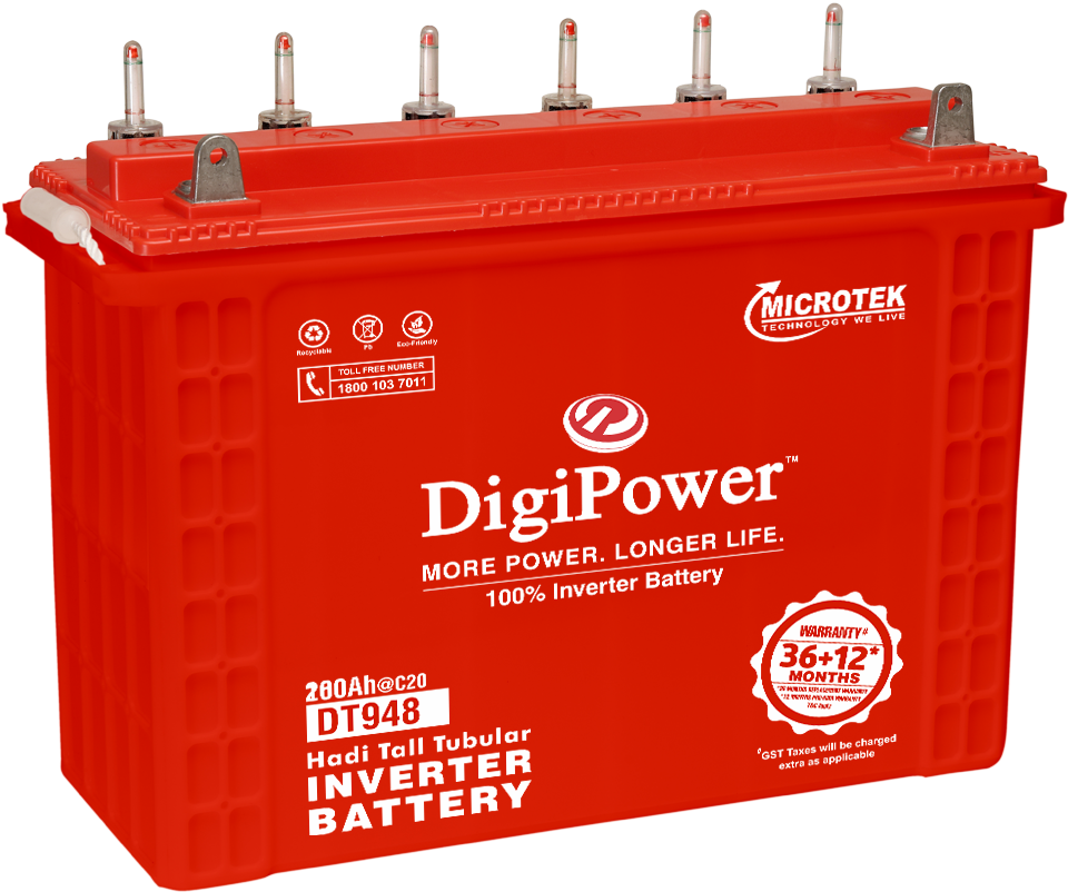 Download Ultra Low Maintenance - Digipower Battery PNG Image with No ...