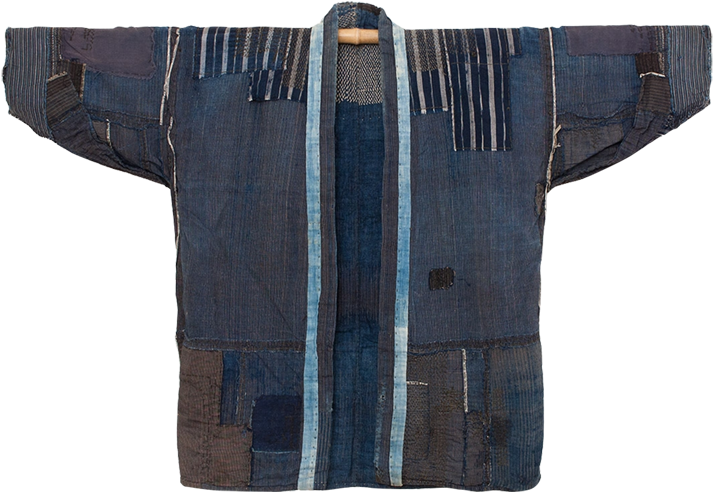 Orime - Japanese Farmer Boro Jacket - Free Transparent PNG Download ...