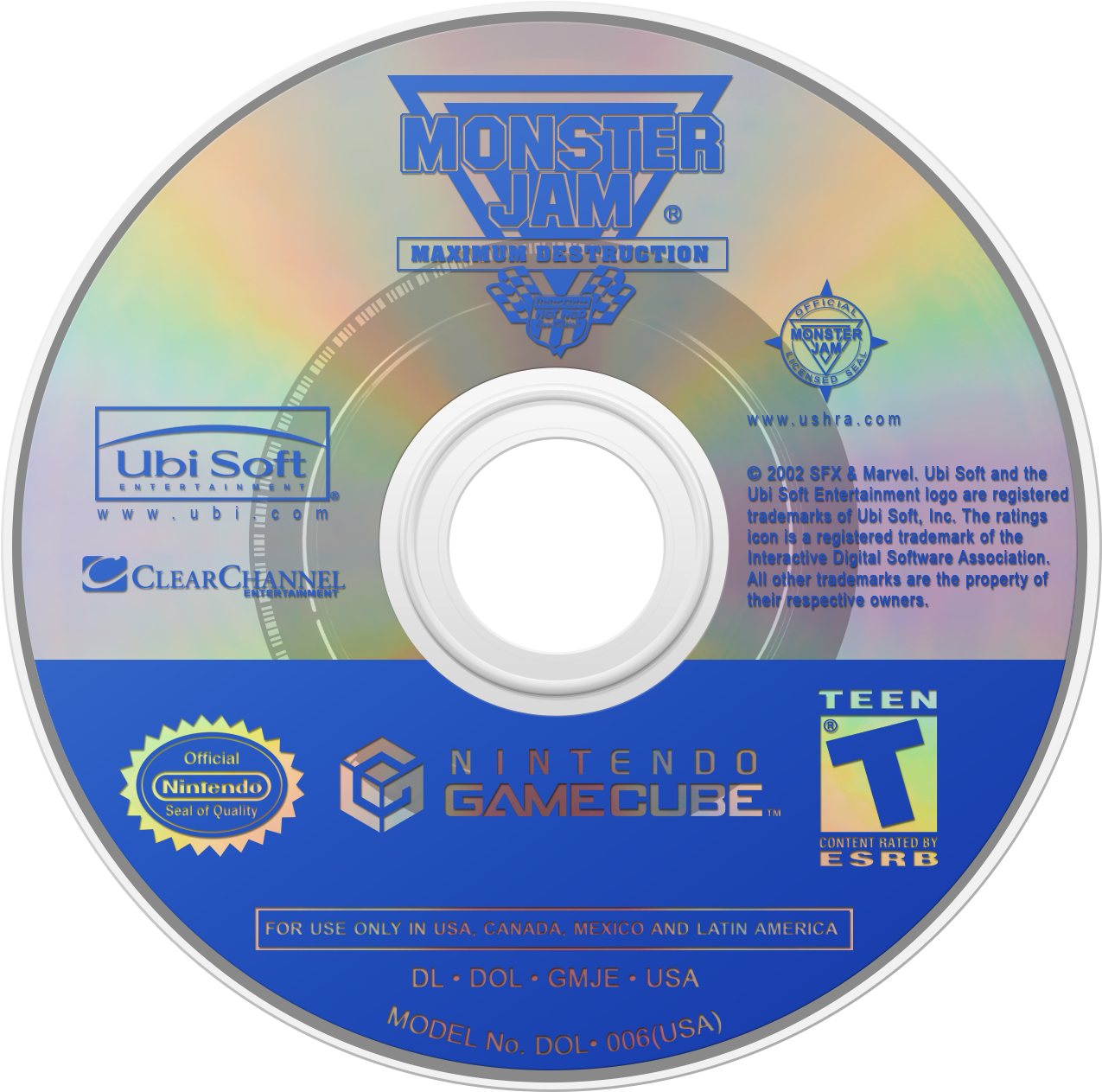 Download Monster Jam - Teen Titans Gamecube Cd PNG Image with No ...