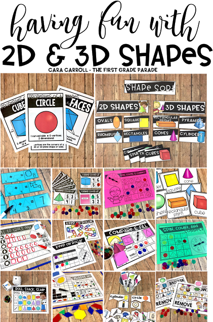 2d & 3d Plane Shapes & Solids - Poster - Free Transparent PNG Download ...