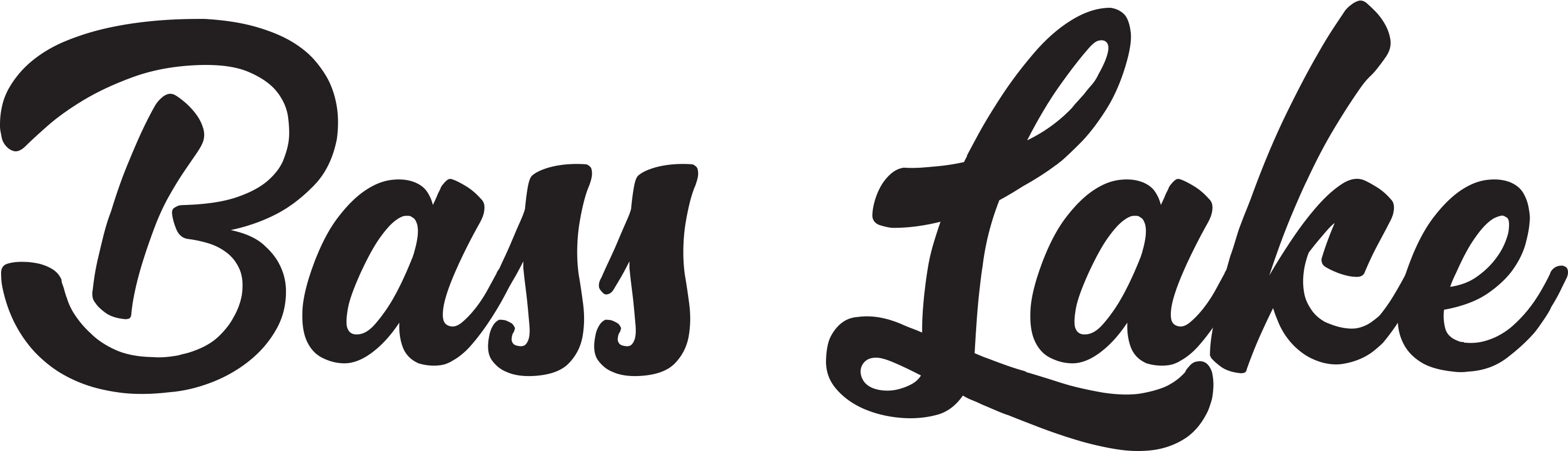 Download Bass Lake At Yosemite - Calligraphy PNG Image with No ...