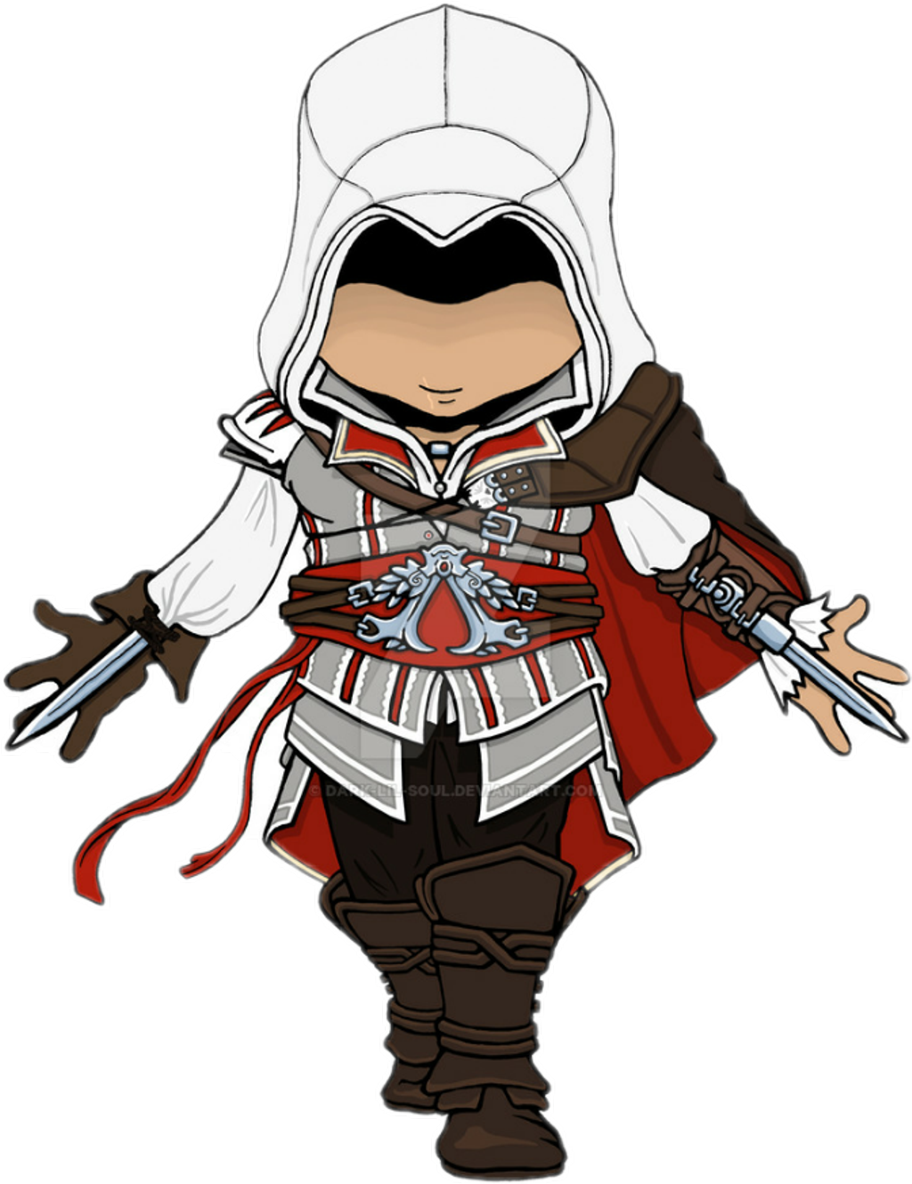Download Report Abuse - Chibi Assassin's Creed Ezio PNG Image with No ...