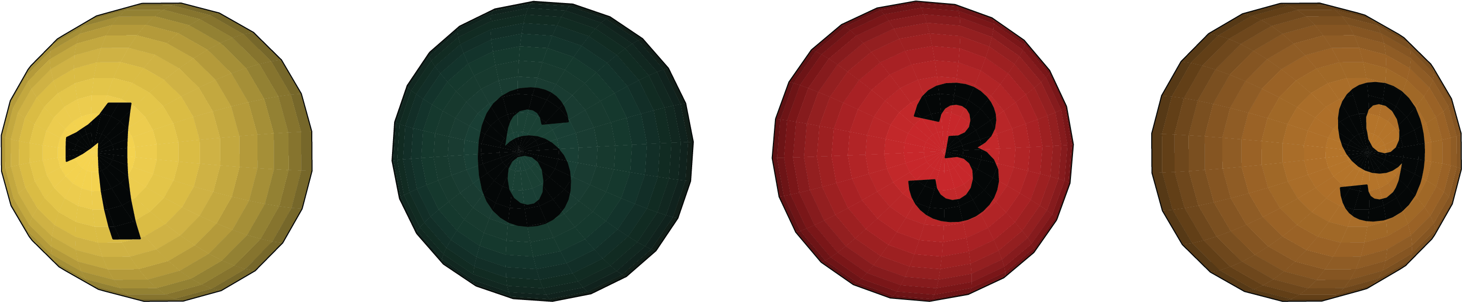 Download 3d Half Ball - Number PNG Image with No Background - PNGkey.com