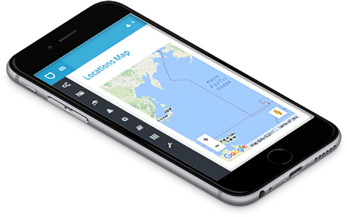 Download Presentation Image 4 Locations Map - Iphone 7 Plus Isometric ...