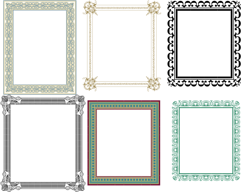Download Artistic Frames 2 Free Vector - Open Office Frames PNG Image ...