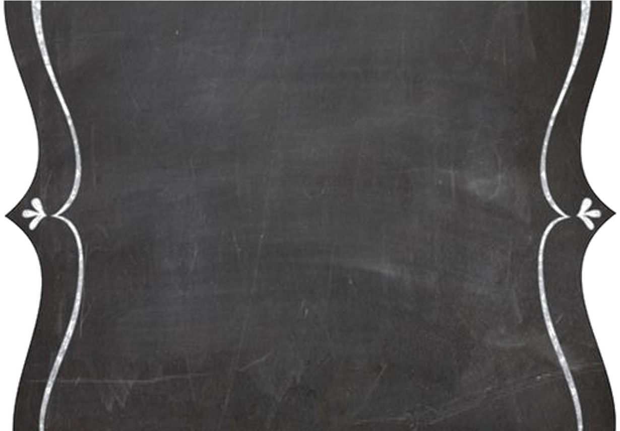 Chalkboard Border Clip Art Png