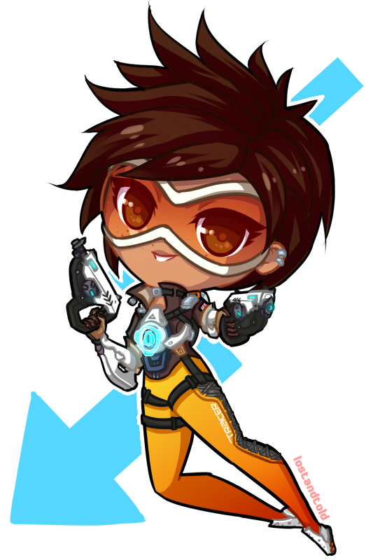 Overwatch By Lostadopt Chibi Cute - Cartoon - Free Transparent PNG ...